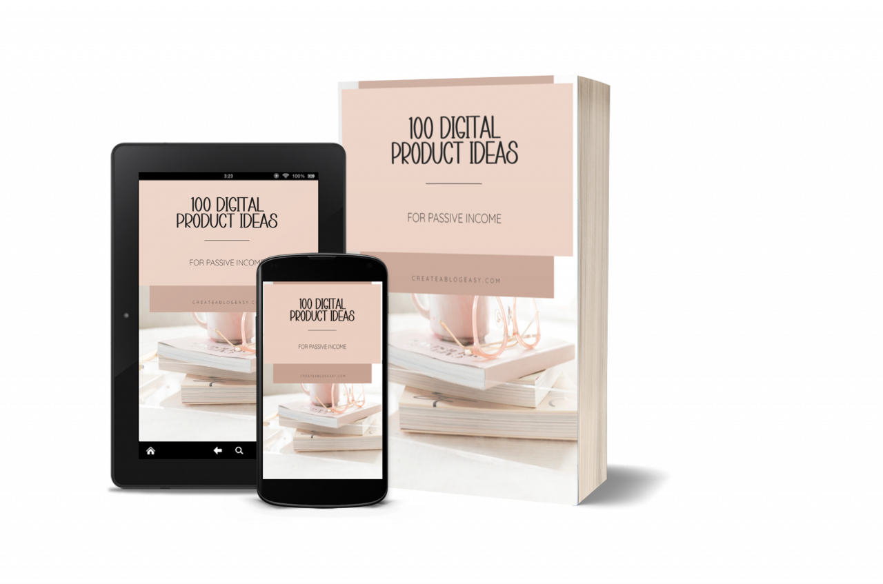 100 Profitable Digital Product Ideas - Create A Blog Easy